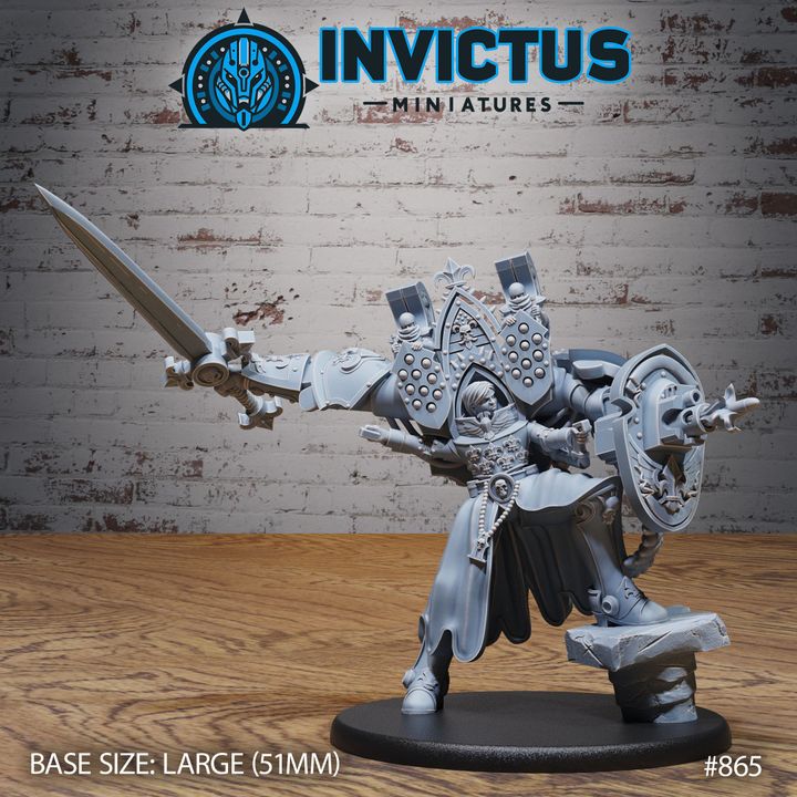 3D Printable Lady Inquisitor Combat / Holy Space Warrior / Galactic Soldier / Heavenly Cosmic ...